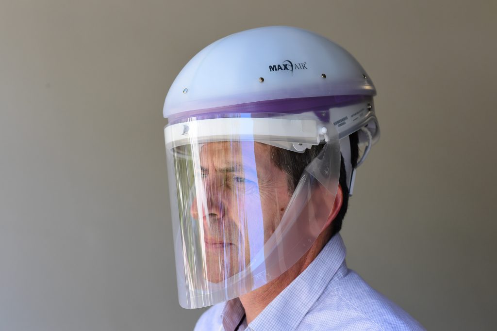 Cottage Begins Using First PAPR Face Shields Produced Locally - Santa ...